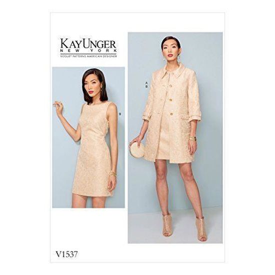 Vogue Patterns Patrons de veste et robe Multicolore tailles 14-22 ...