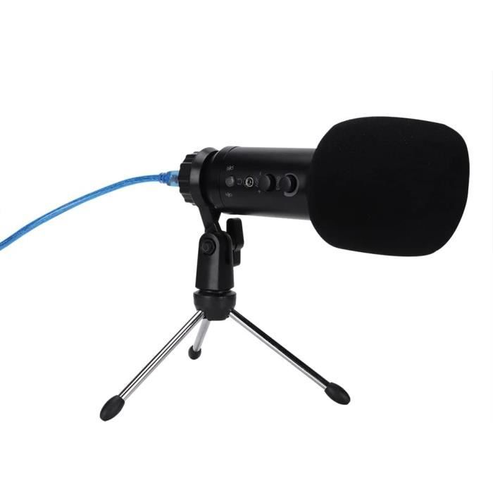 Micro à condensateur, microphone à condensateur cardioïde en alliage de ...