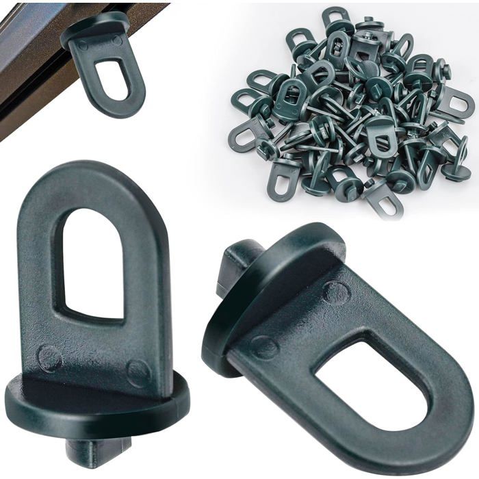 50 PCS Greenhouse Clips,Accessoire de Serre, Support de Plante ...