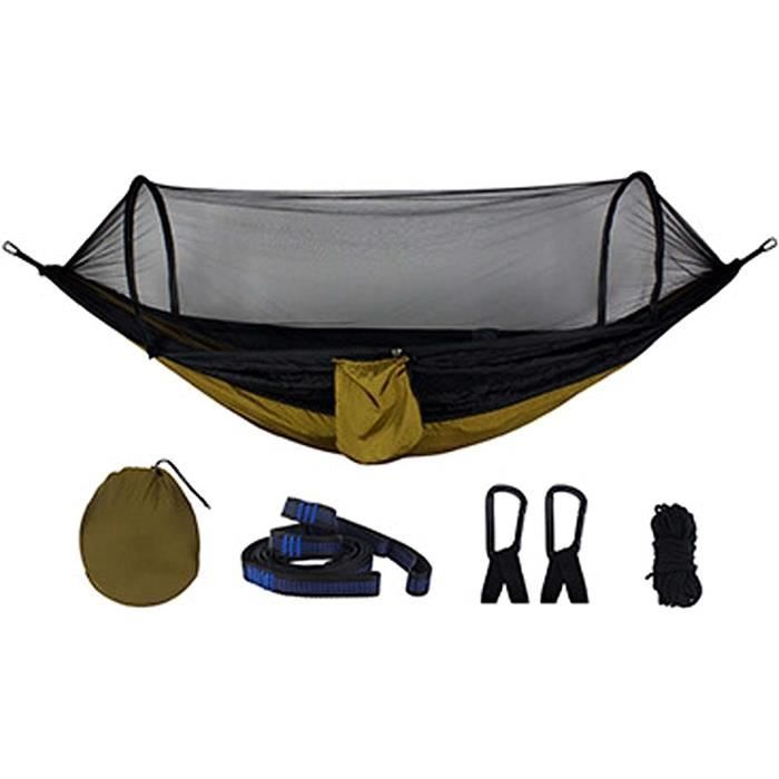 Hamac Suspendu 2 Places, Hamac De Voyage Moustiquaire, Hamac De Camping ...