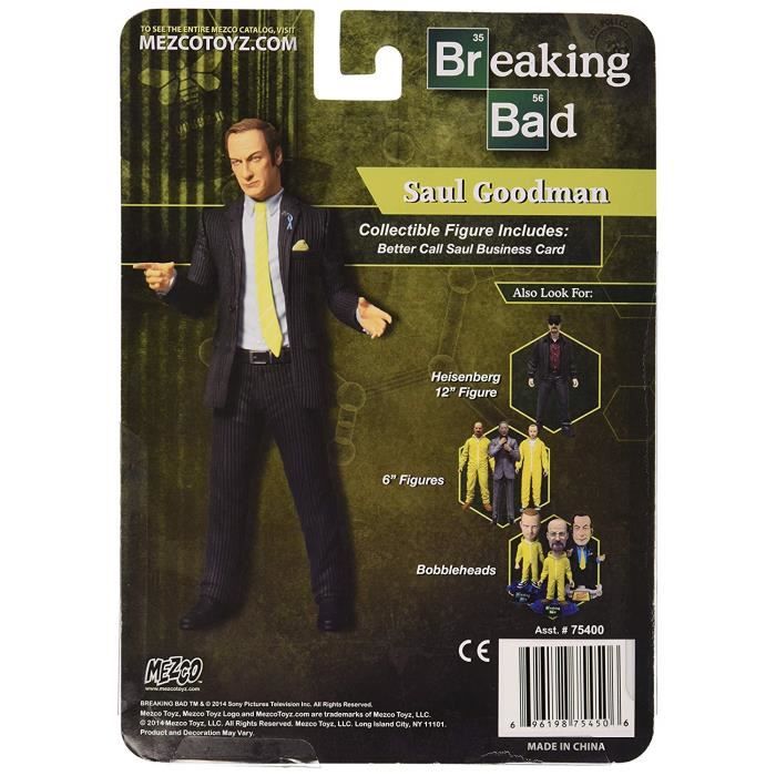 Figurine d'action Saul Goodman de Breaking Bad - AMC - 15,2 cm ...