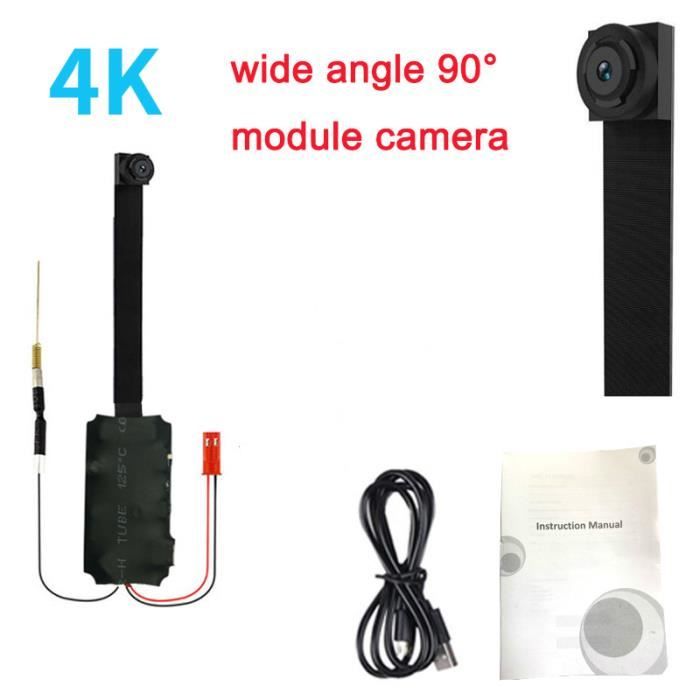 Caméra miniature,Mini caméra Portable IP WiFi P2P Full HD 4K, Mini ...