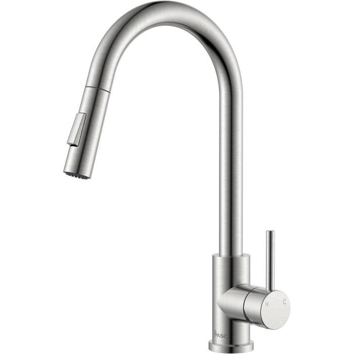 Robinet Cuisine , Robinetterie De Cuisine Extensible À 360 ° Rotatif ...