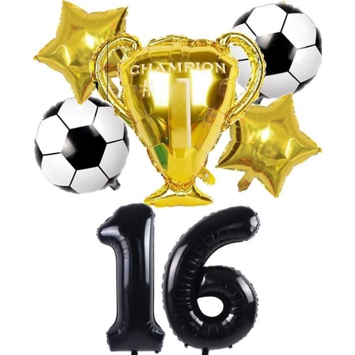 Football Ballons 16 Ans Anniversaire Garçon, Decoration Anniversaire 16 ...