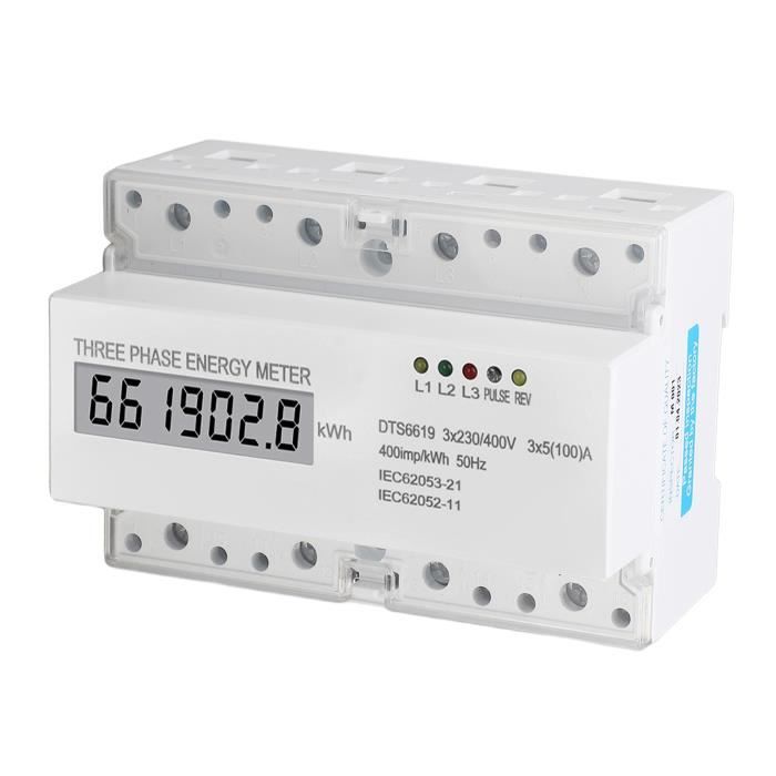 EJ.life Compteur d'énergie triphasé Compteur D'énergie électrique ... EJ.life Compteur d'énergie triphasé Compteur D'énergie électrique ...