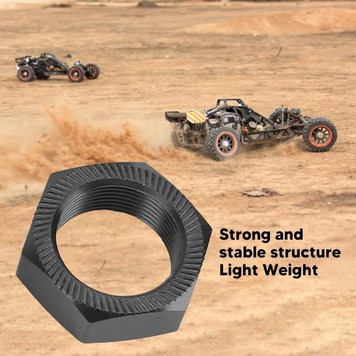 TIM® 4PCS 24mm Écrou d'accouplement en aluminium pour ARRMA 1/5 Outcast ...