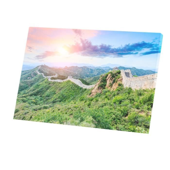Tableau Décoratif Muraille de Chine / Merveille du Monde / Paysage ...