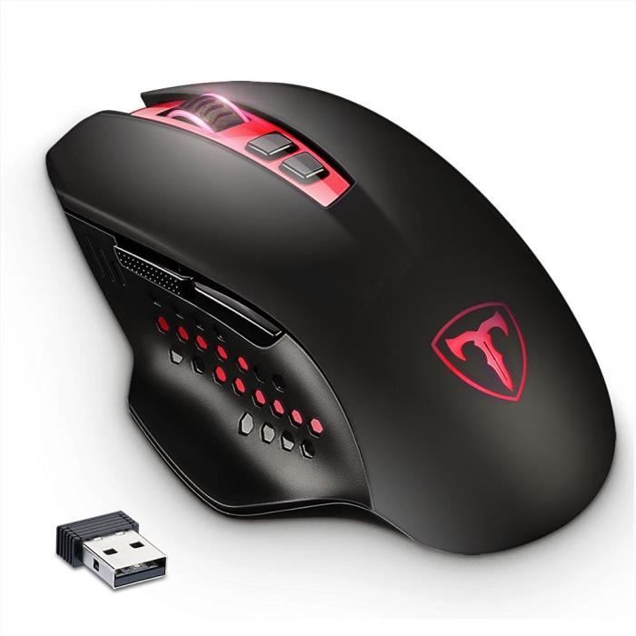 2.4G Souris Gaming sans fil 7-bouton Souris de Jeu avec DPI réglable ...