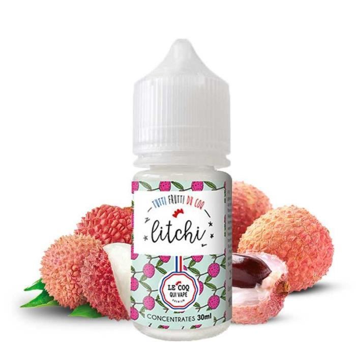 Concentré Litchi 30ml Tutti Frutti - Le Coq Qui Vape- Genre : 20 - 30 ...