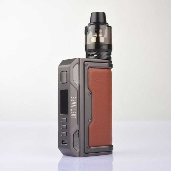 Kit Thelema Quest 200W Lost Vape Couleur : Gunmetal Calf Leather ...