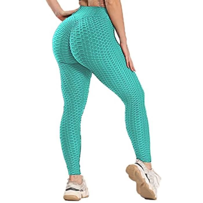 Jeans Legging Gaufré De Gymnastique Anti Cellulite Pantalon De Yoga