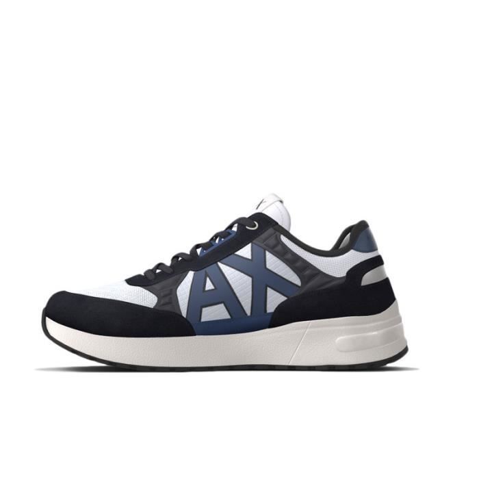 Basket Armani Exchange SNEAKER - Blanc, Bleu - Tige en mesh et en ...