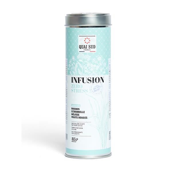 INFUSION ZÉRO STRESS AROMATISÉE ROOIBOS - CITRONNELLE - MÉLISSE ...