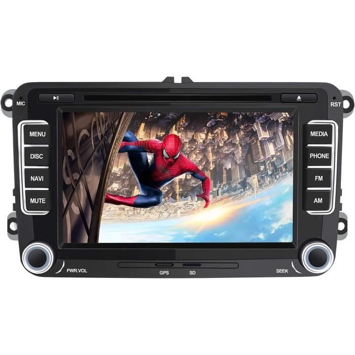 Autoradio Bluetooth Pour Volkswagen Écran Tactile Hd 7" Compatible Avec ...