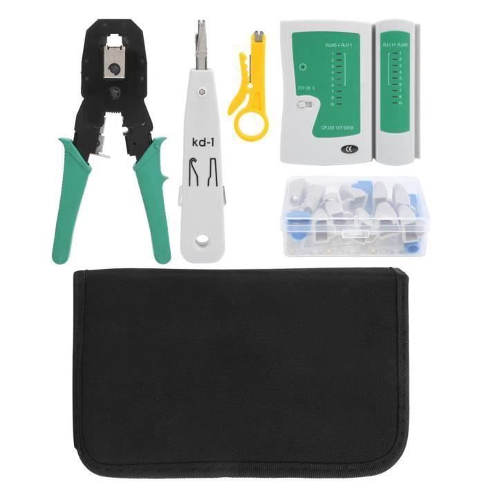 Yongme-ARAMOX Ensemble d'outils réseau portable Kit d'outils de ...