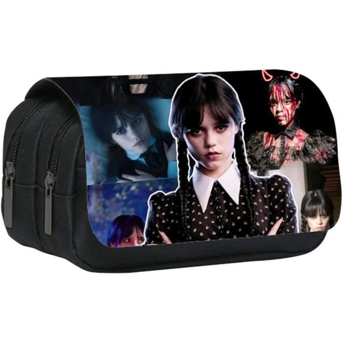Famille Addams Trousse à Crayons Miércoles Trousse Scolaire pour Enfant ...