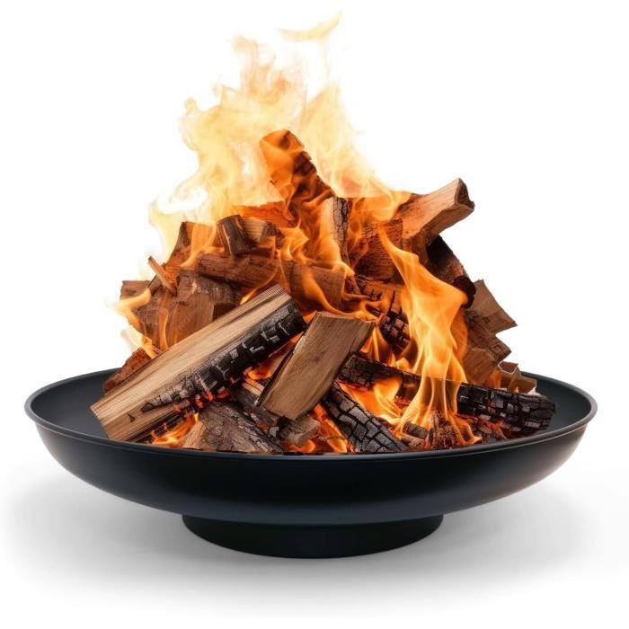 HEAT Outdoor Living Brasero Ø80 Acier Noir - Brasero Exterieur pour ...