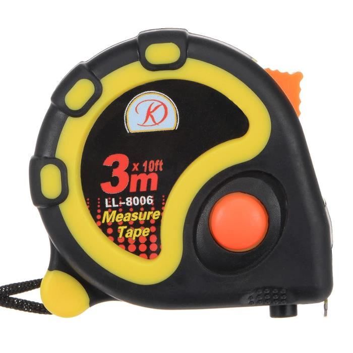 3 Mètre Ruban Mesure, Métrique Et Anglais 16Mm Lame (0,12Mm Thk) Avec ...