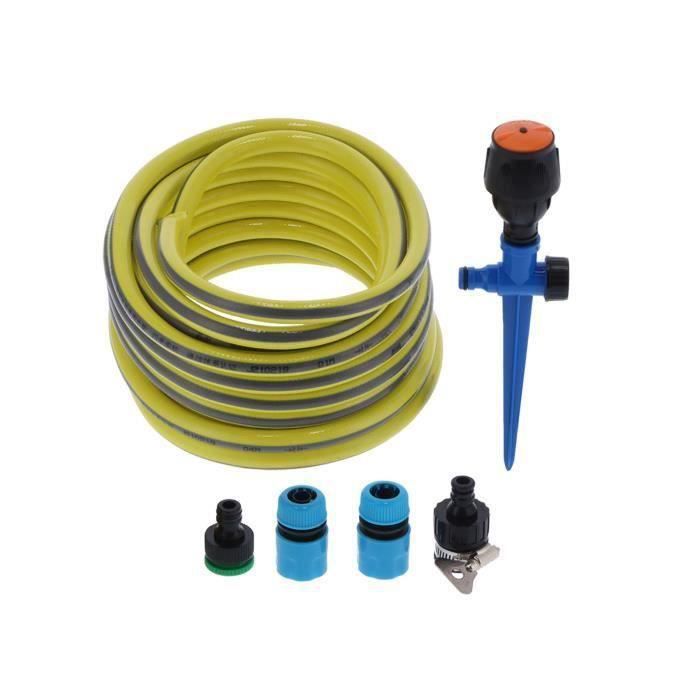 HuiYing-Arroseur automatique Kit d'arrosage de jardin rotatif à 360 degrés avec buse d'arrosage ...