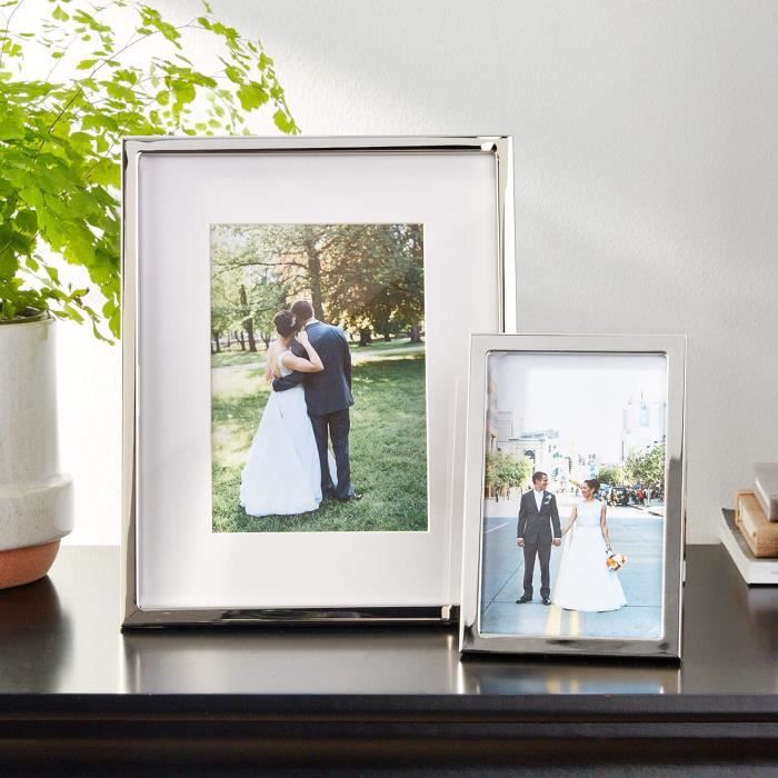 710680 Cadre Photo Standard En Métal Argenté Mat 20,3 X 25,4 Cm[J23015 ...