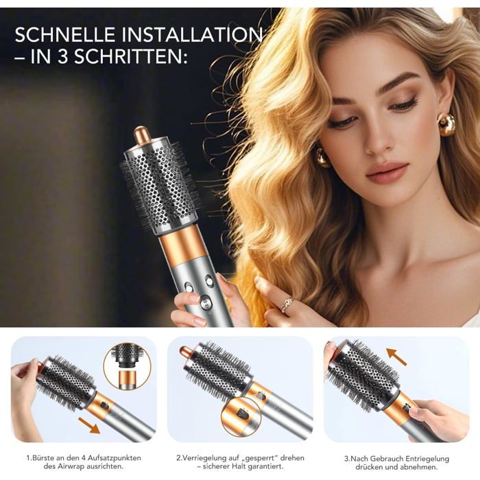 Brosse ronde volumisante pour cheveux - VETOBIOL - Poils longs et fins ...