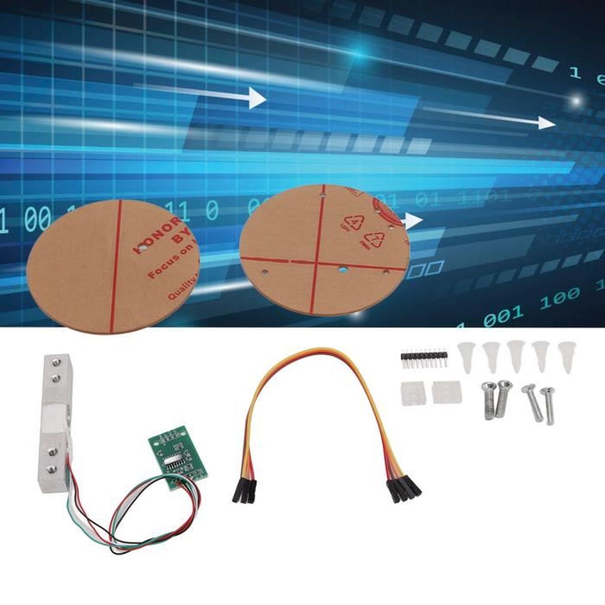 Module AD HX711 Capteur de poids de cellule de charge numérique HX711 ...