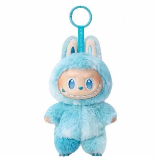 Labubu 3me gnration Monster Series jouet en peluche pour cadeaux - bleu multicolore PELUCHE ...