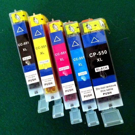 Pack de 5 cartouches imprimante compatible CANON - Cdiscount Informatique