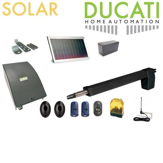 Kit Motorisation - DUCATI HOME-AUTOMATION HC812-400 SOLAR MONO ...