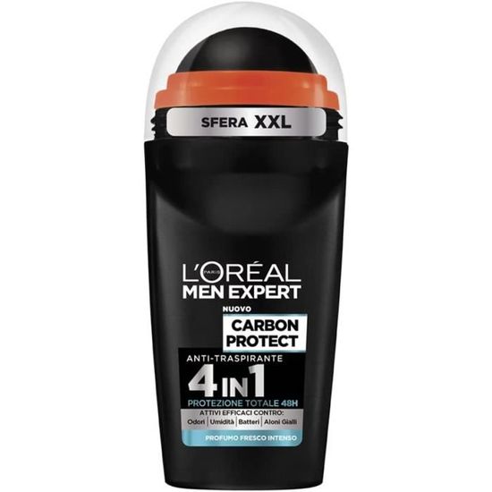 L'ORÉAL Paris Men Expert Carbon Protect Déodorant Homme Roll On Anti ... L'ORÉAL Paris Men Expert Carbon Protect Déodorant Homme Roll On Anti ...
