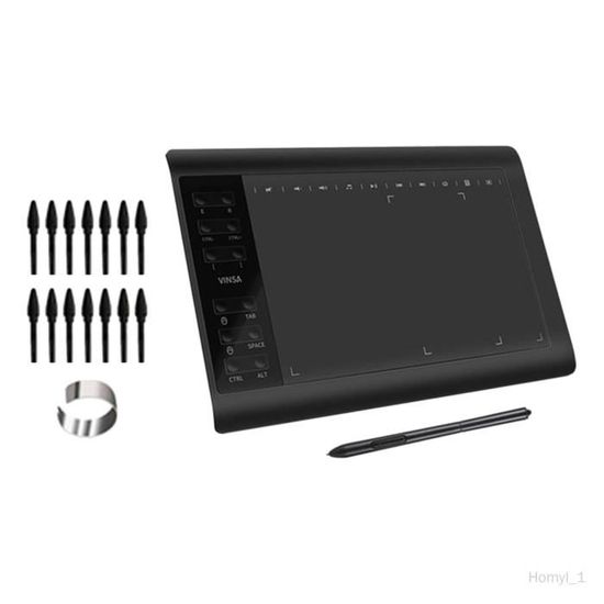 Tablette de dessin graphique - COLAXI - VIN1060 Plus - 8192 niveaux de ...