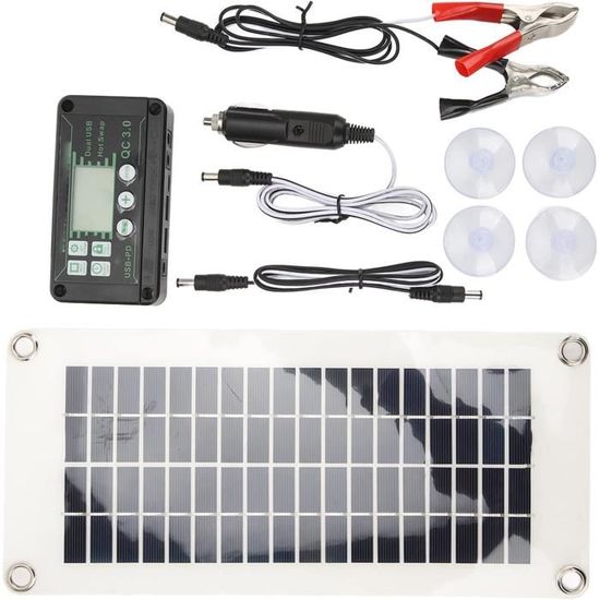 Kit De Panneaux Solaires Pour Cabines, Bateaux, Camping-Car, 30W, Panneau De Chargeur De ...