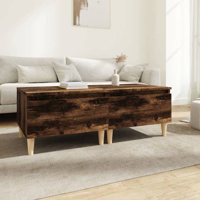 Table Salon Basse chêne fumé Tables De Salon Table D'appoint Table ...
