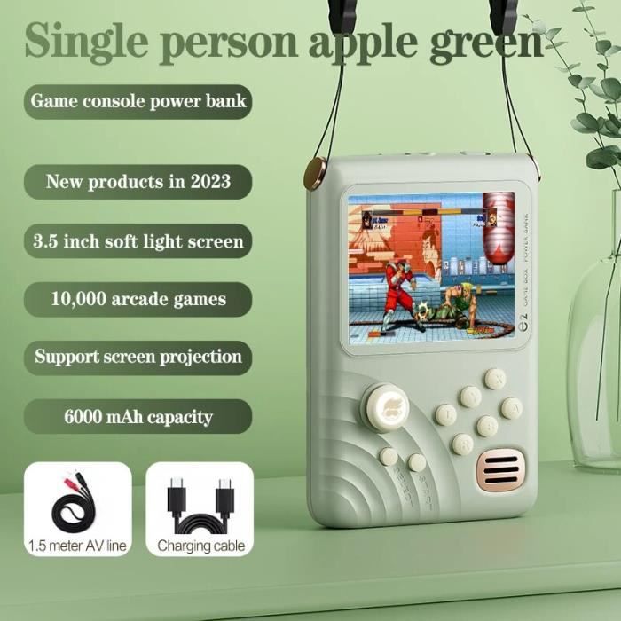 LG - Console de jeu de poche avec batterie externe intégrée, 6000 jeux ...
