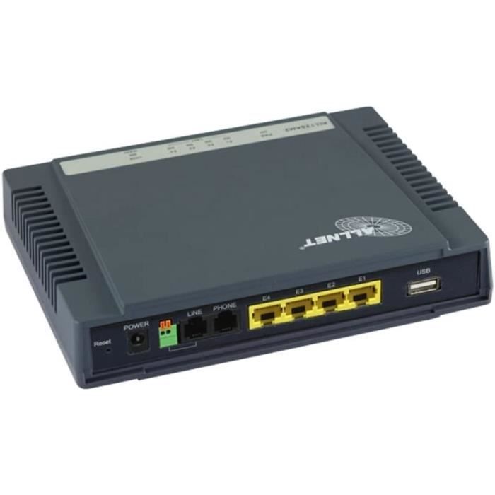 Modem VDSL2 - ALLNET - all126am3 - 4 ports Ethernet - Commutateur ...