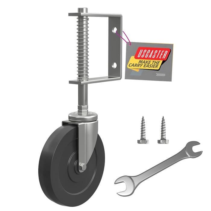 Roulette De Portail De 12,7 Cm Pour Portail En Bois, Capacité De 136 Kg ...
