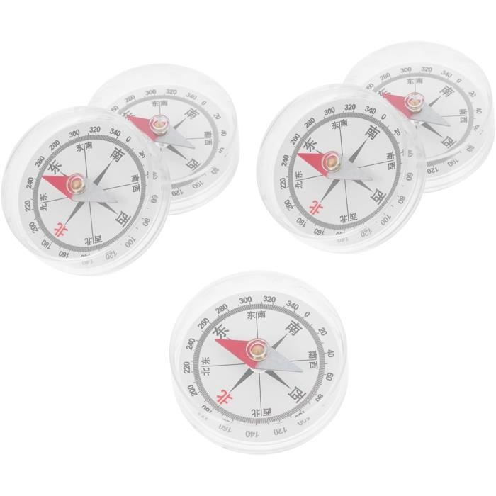 5 Pièces Boussole Boussole De Survie Jouet De Voyage Mini Jouet Petite ...