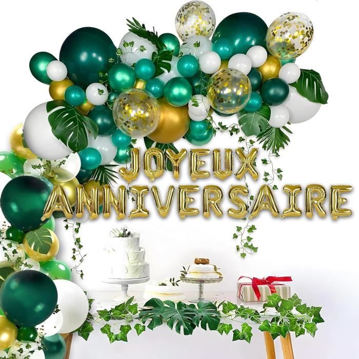 Decoration Anniversaire, Arche Ballon 125 Pcs, Ballons Anniversaire ...