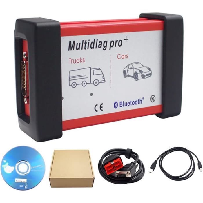 WYYHAA OBD2 Scanner Auto, La Qualité Multidiag Pro + Professionnel TCS ...
