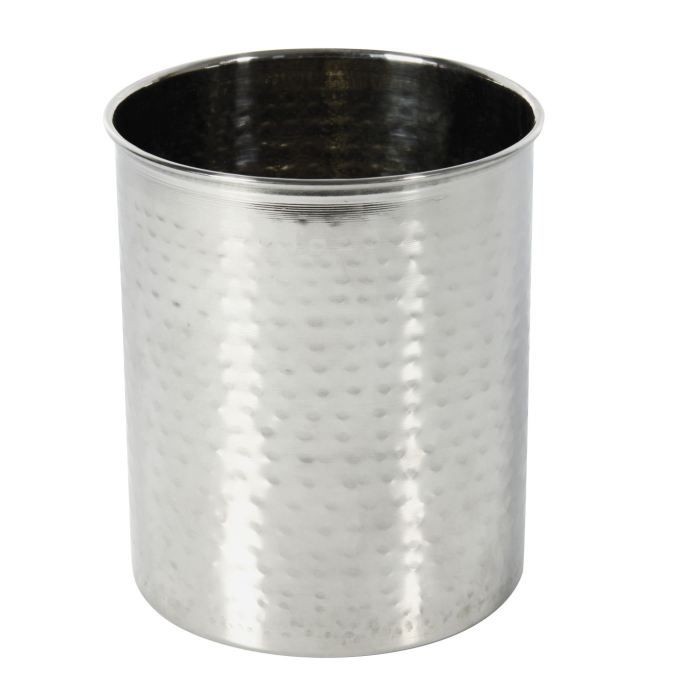 Porte-ustensiles en inox martele - Cdiscount Maison