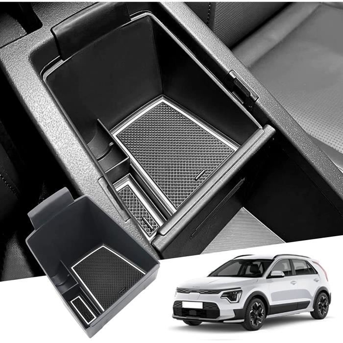 Gafat Ki-a Niro Ev Phev E-niro Hybrid 2022 2023 Boîte Rangement Accoudoir Organiseur Console ...