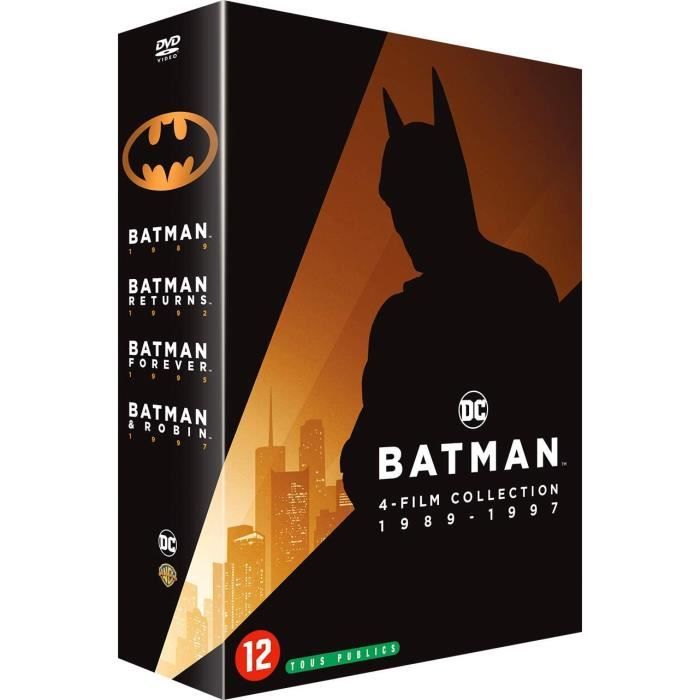 DVD Batman-4 Films Collection 1989-1997 - Cdiscount DVD