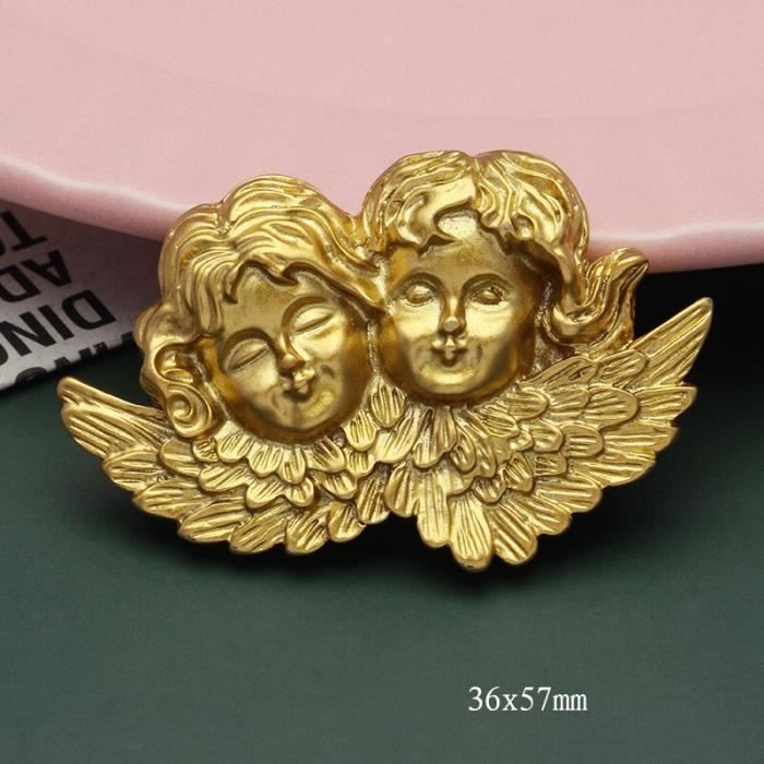 Statue deco,Mini cupidon Angel DIY,Cabochon en résine pour boucles d ...