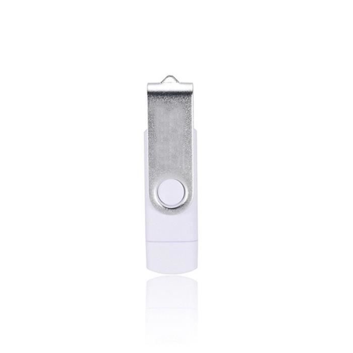 Mini Disque Flash Usb Rotatif Otg 2 En 1 8 Go16 Go32 Go64 Go Pour ...