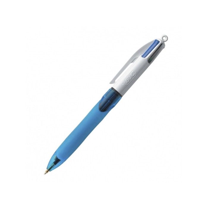 Stylo bille 4 COLOURS GRIP Medium Pte Moy. 4 Couleurs classiques ...