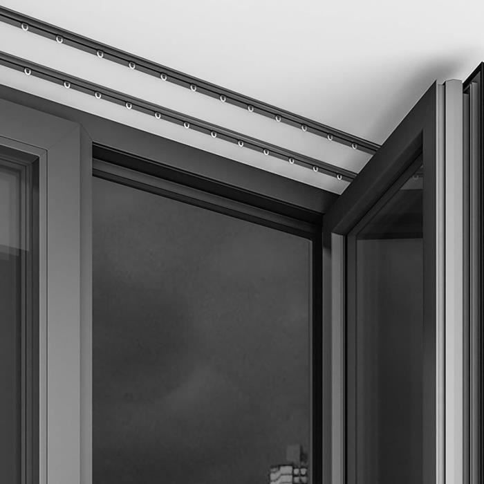 Tringle À Rideau Ultra Fine De 7,1 Mm, Tringle À Rideau De Fenêtre ...