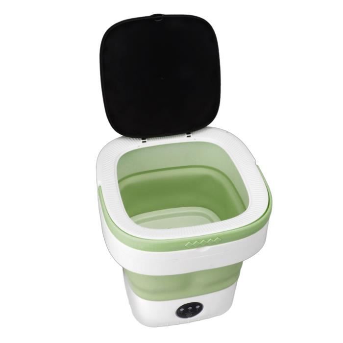 Duokon Mini laveuse à seau portable Mini lave-linge pliable avec ...