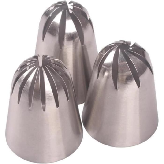 Buse De Tuyauterie Pour Gâteaux, 1-3 Pièces, Grandes Buses De Gâteau À ...