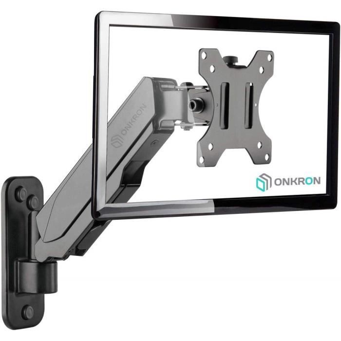 ONKRON G120 Support Mural pour TV ou Ecran pc de 13 à 32 Pouces Noir ...