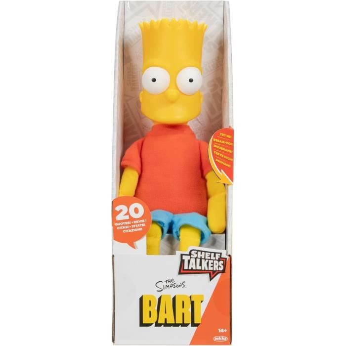 Peluche - SIMPSONS - Bart Simpson - 30 cm - 20 phrases - Interactive ...
